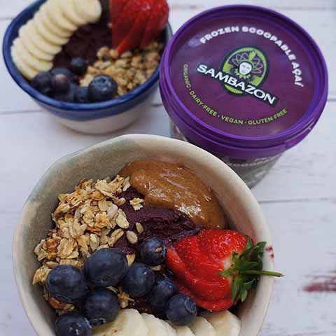 Best Acai Sorbet - Dairy-Free, Organic, Frozen Scoopable Acai | SAMBAZON